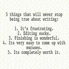 Writer Meme Monday: The Truth About Writing | The Mom Who Runs: